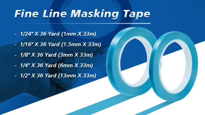 Fine Line Masking Tape - PHX REFINISH CO., LTD.